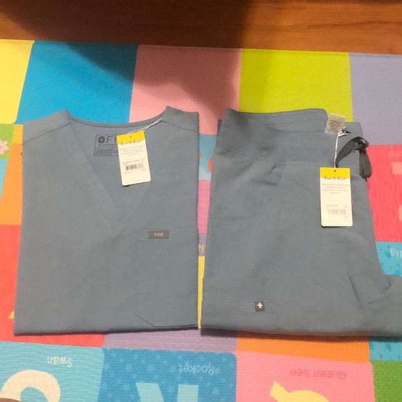 Figs | Other | Figs Womens Scrub Set Dusty Blue | Poshmark